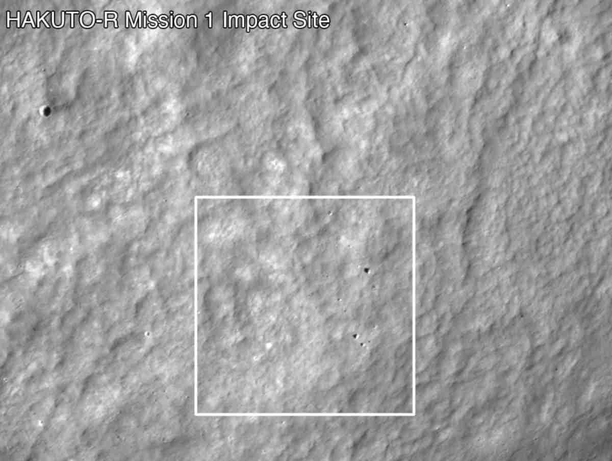NASA's LRO Discovers Crash Site of Japan's Hakuto-R Mission on Moon ...