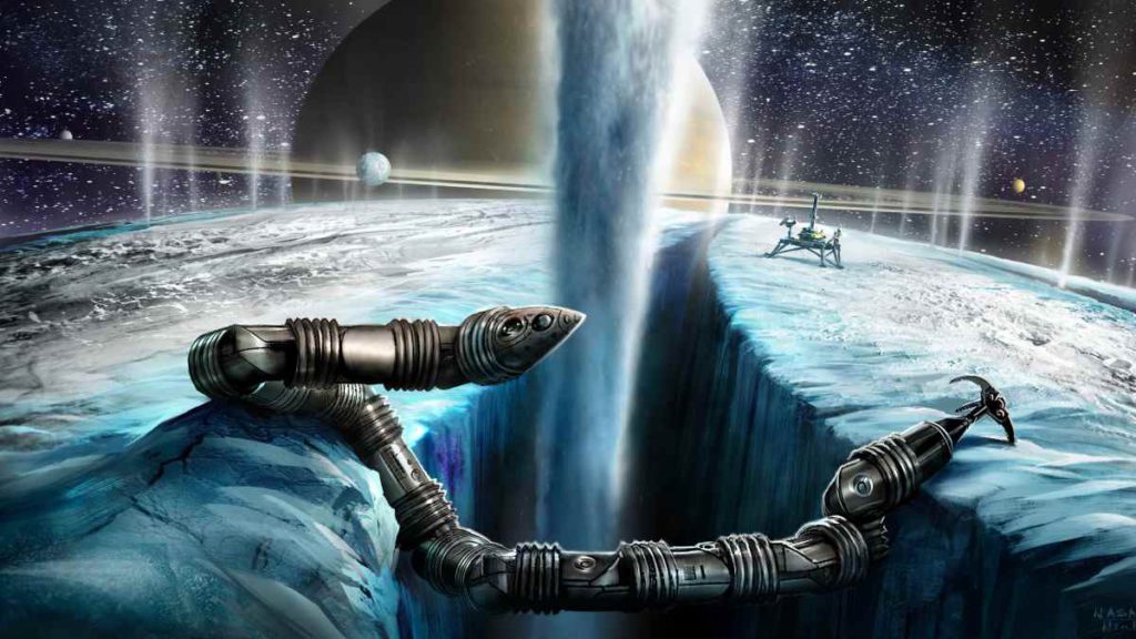 NASA Developing Snake-like Robot to Explore Enceladus ...