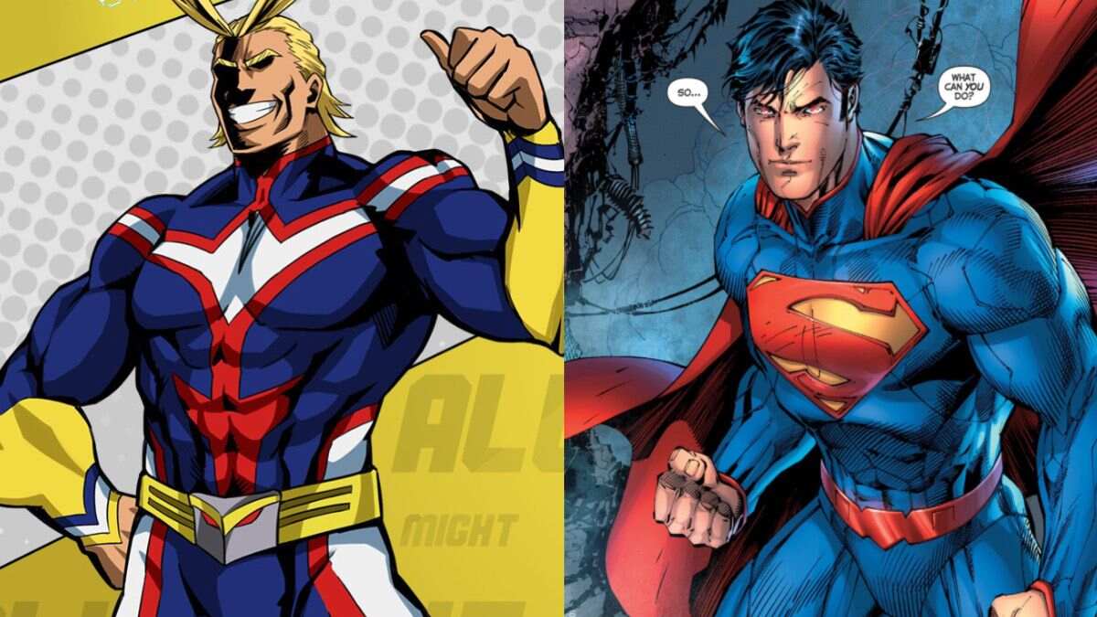 Manga Meets Comics: Similarities between My Hero Academia Characters ...
