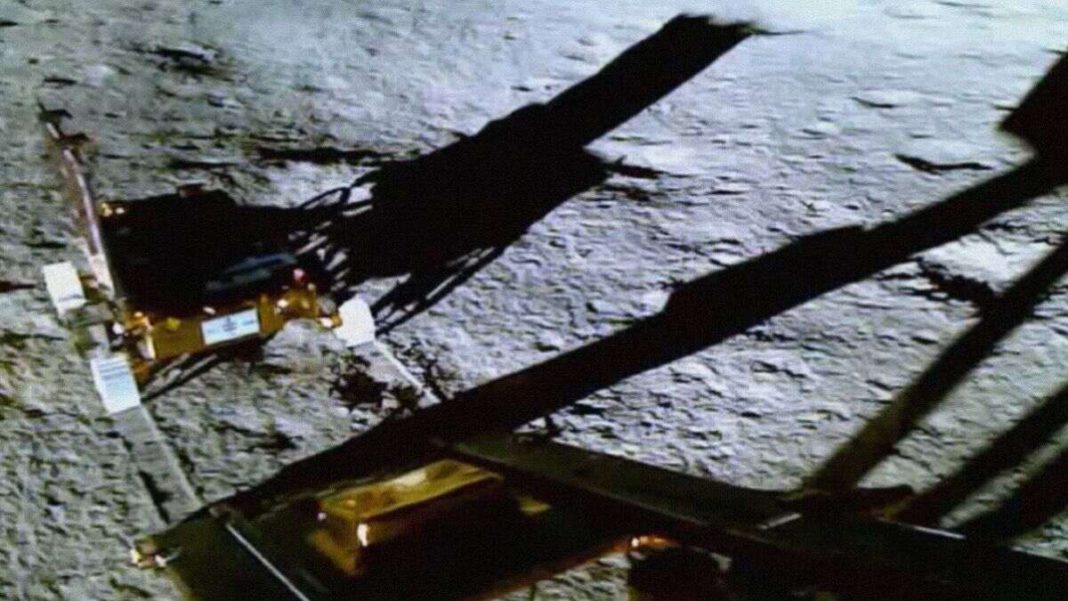 ISRO Shares Video of Chandrayaan-3 Rover Ramped Down from Lander to ...